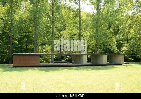 Bathing Pavilion designed by RCR architects located in Olot,Girona ...