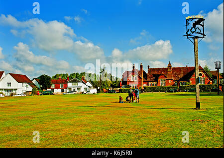 Village Green Hawkhurst, Kent Stock Photo - Alamy