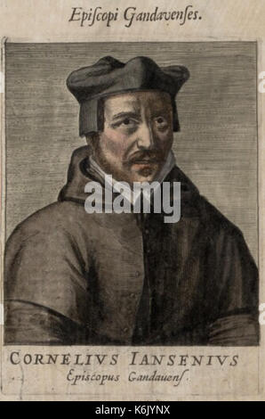 Portrait of Cornelius Jansenius, bishop of Ypres, Matthys van den Bergh ...