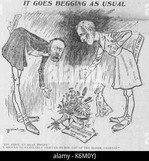 Bushnell cartoon about the 1904 Republican vice-presidential nomination ...