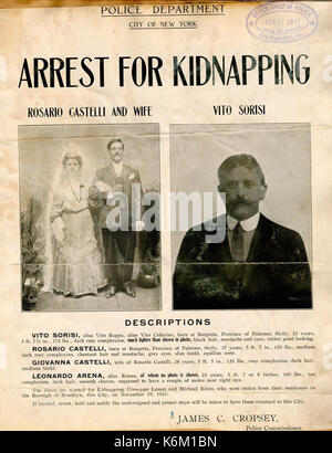 Black Hand Wanted Poster Stock Photo - Alamy