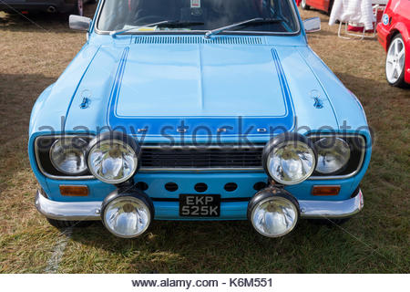 Ford Escort Estate Mk1 classic car parked up on display at Torbay Steam ...