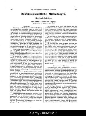 Das neue stadttheater leipzig beschreibung 1 zfb 1870, 291 Stock Photo ...