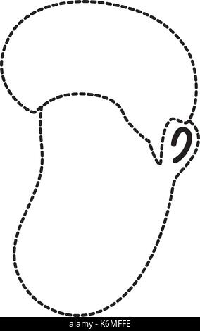 dotted shape avatar man face with hairstyle design Stock Vector Image ...