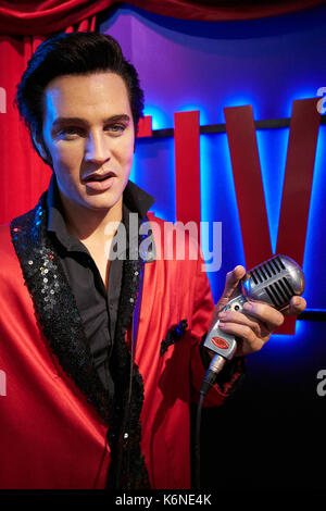 Wax Elvis Presley at Madame Tussaud s Wax Museum Las Vegas, Nevada ...