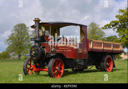 6 inch scale Foden steam wagon Stock Photo - Alamy