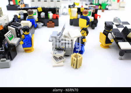 lego office man using printer Stock Photo - Alamy