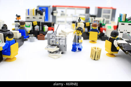 lego office man using printer Stock Photo - Alamy