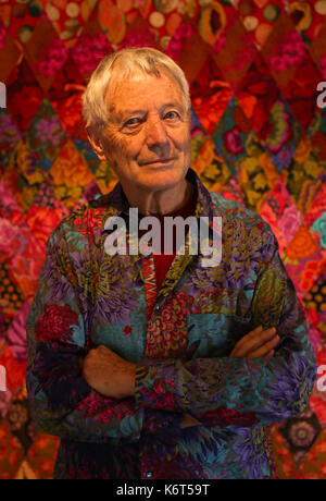 Textile artist Kaffe Fassett during a photocall for his show 'Kaffe ...
