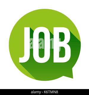 GREAT JOB speech bubble. Great job text Vector illustration. Word in a ...