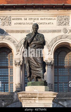 Romania, Black Sea Coast, Constanta, Piata Ovidiu, Ovid Square, with ...