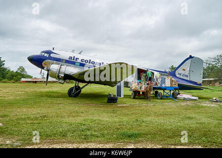 DC3 airplane propeller Stock Photo - Alamy