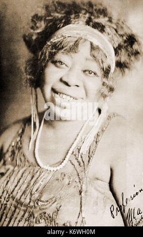 GERTRUDE MA RAINEY (1886-1939) American blues singer in a Paramount ...