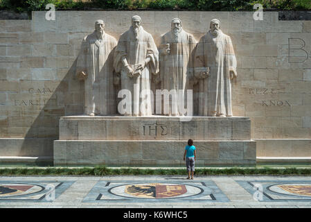 Calvin-Statue, International Monument to the Reformation in Geneva ...