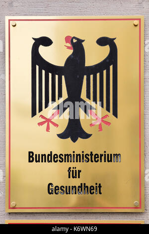sign Federal Ministry of Health, Germany Stock Photo - Alamy