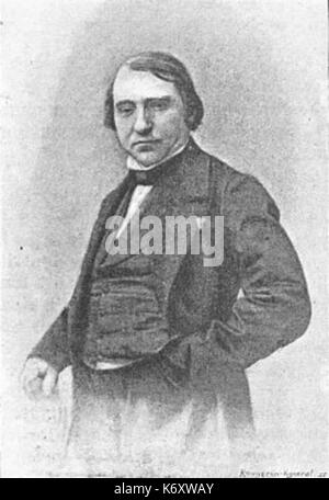 Ernest Renan. Portrait photograph of the French Orientalist and Semitic ...