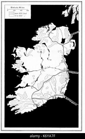 A 1914 map of Railways in Southern Scotland Stock Photo - Alamy