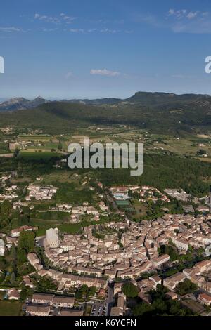 France, Vaucluse, village of Malaucene, at the foot of Mont Ventoux ...