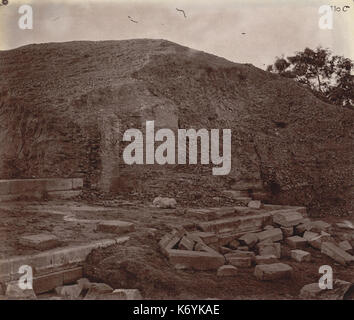 Front View of Baladitya Temple, Nalanda, by Joseph Beglar, 1872 Stock ...