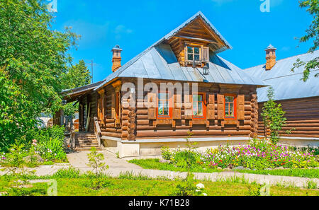 The nuns cells in the log houses of Suzdal Intercession Monastery are ...