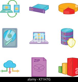 ssd storage set cartoon vector illustration Stock Vector Image & Art ...