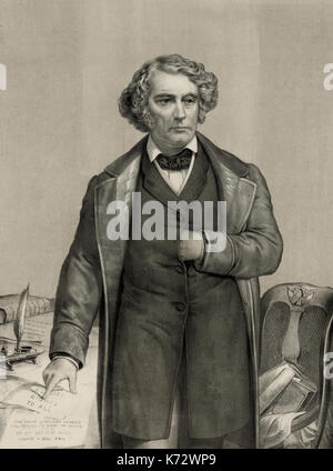 Portrait of Charles Sumner Stock Photo - Alamy