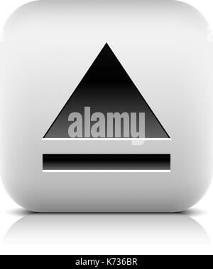 Video glyph icon, monitor and interface, media player sign, vector graphics, a solid pattern on ...