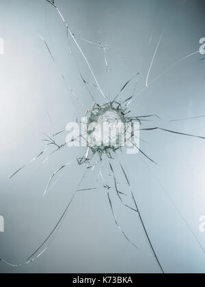 A closeup shot of a glass broken into pieces Stock Photo - Alamy