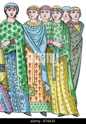 Emperor Justinian with Empress Theodora of the Eastern Roman Empire ...