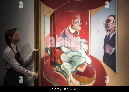 Francis Bacon's landmark painting, Study of Red Pope 1962. 2nd version ...