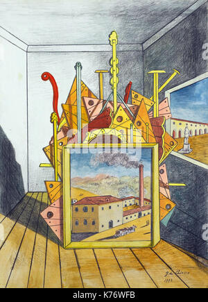 Metaphysical painting by Giorgio de Chirico, 1912, oil on canvas ...