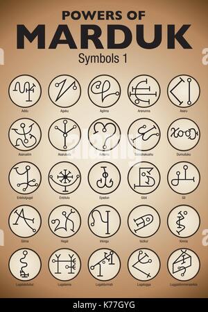 Powers of Marduk Symbols - Marduk was a late-generation god from ...