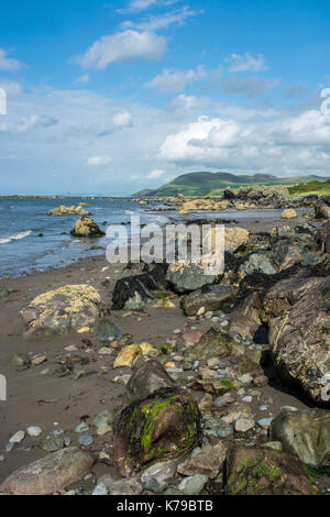 Sunset over the sea at Lendalfoot near Girvan, Scotland Stock Photo - Alamy