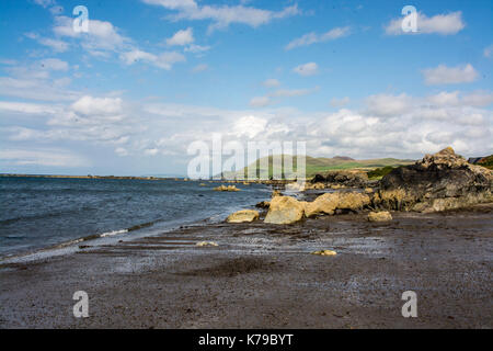 Sunset over the sea at Lendalfoot near Girvan, Scotland Stock Photo - Alamy