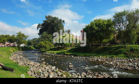 View of the river Tomebamba that crosses the city of Cuenca Stock Photo ...
