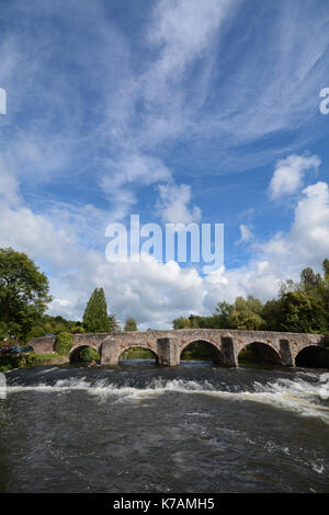 Bridge at Bickleigh in Devon UK Stock Photo - Alamy