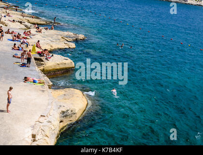 Tigne Point Beach Stock Photo - Alamy