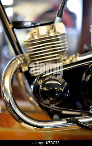 triumph 200cc two stroke two cylinder prototype motorcycle Stock Photo ...