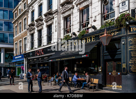 The Globe Pub, Moorgate, London Stock Photo - Alamy