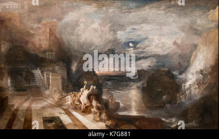 The Parting of Hero and Leander, before 1837. by Joseph Mallord William ...