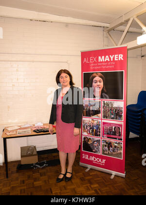 Alex Mayer MEP Labour member of the European Parliament with Richard ...