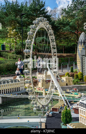 Lego model of London at Legoland, Windsor, Berkshire Stock Photo - Alamy