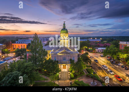 Downtown Athens, Georgia, USA night scene Stock Photo - Alamy