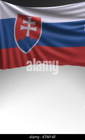Flag Slovakian Colors, Slovakia Flag (3D Render Stock Photo - Alamy