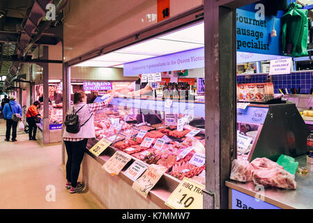 Meat counter - melbourne Stock Photo - Alamy