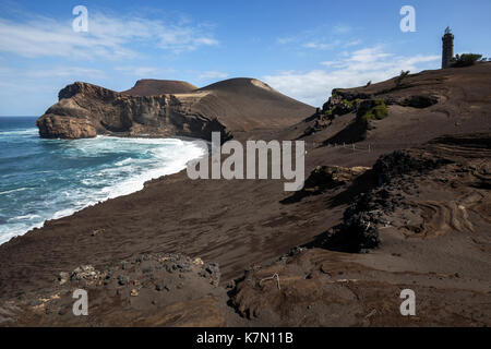 Lighthouse, Ponta dos Capelinhos, Faial, Azores, Portugal Stock Photo ...