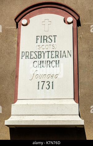 First Scots Presbyterian Church on Meeting Street in Charleston, SC ...