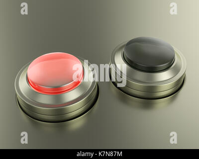 Stop knob button on grey background. Vector illustration Stock Photo ...