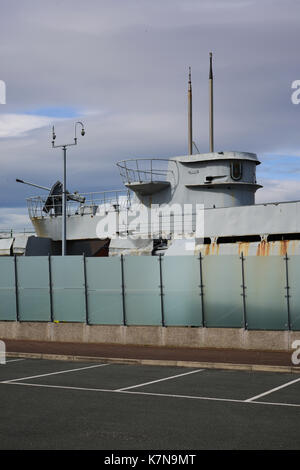 United Kingdom, Merseyside, Birkenhead, Woodside, U-boat U-534 ...