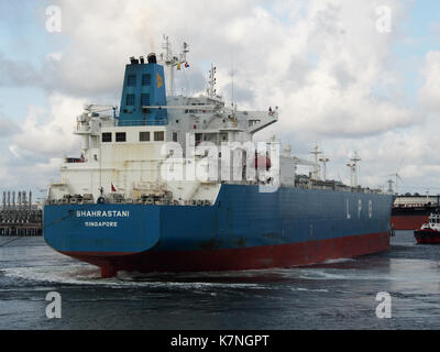 The Shahrastani, a 2016-built vessel with IMO number 9726085, is ...